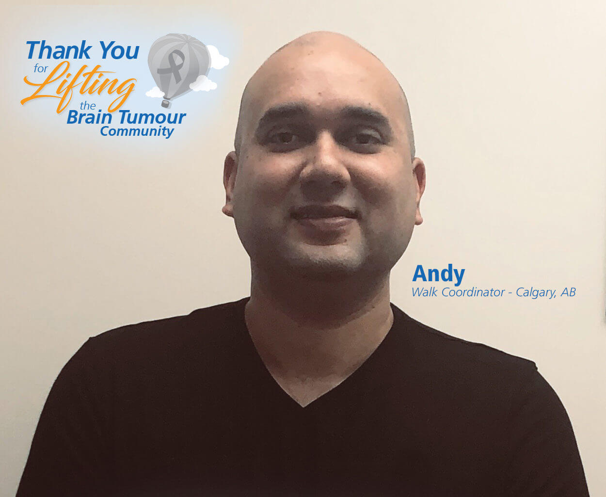 Andy's Volunteer Profile - Brain Tumour Foundation of Canada
